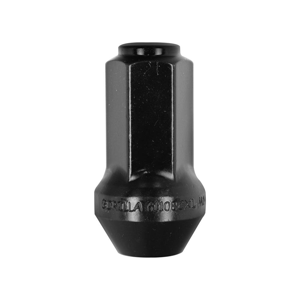 Gorilla F-150 Raptor Acorn Lug Nut Kit - Black (10-14) 61108CXLBC