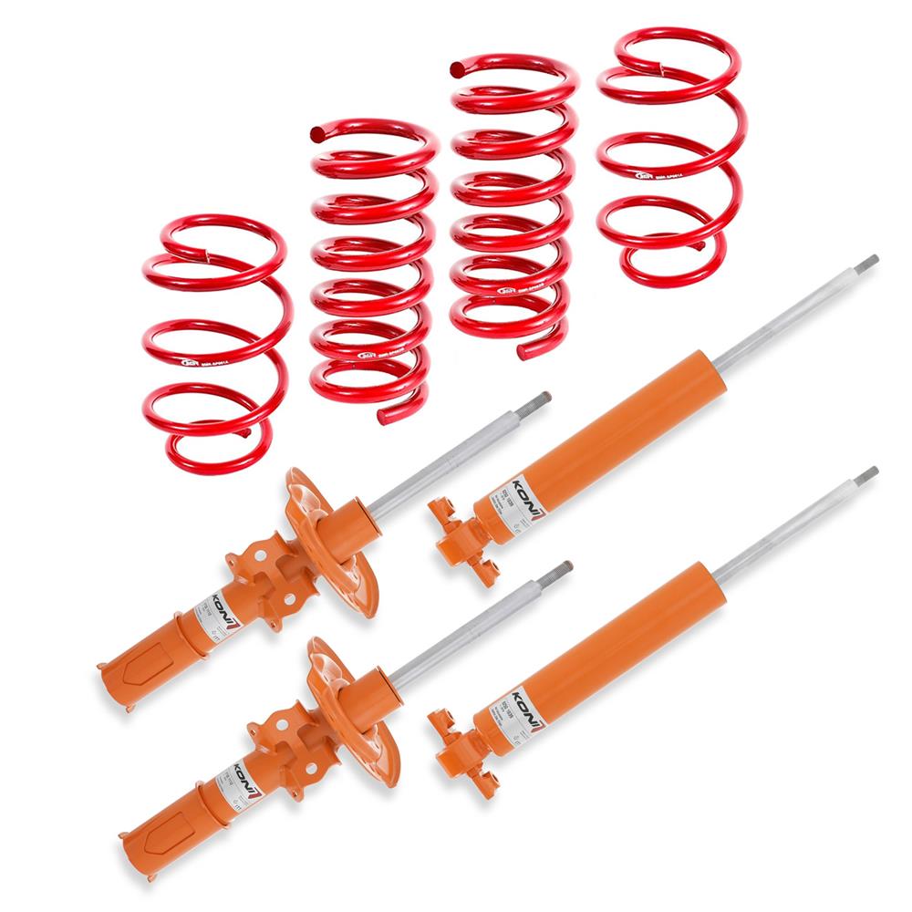 Koni Mustang Orange Shock & Strut Kit w/ BMR Springs (15-24)