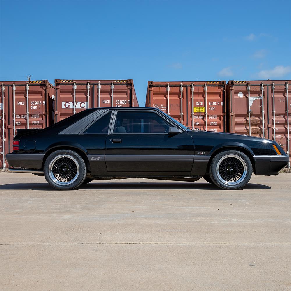 SVE 5-Lug Mesh Wheel & Tire Kit - Gloss Black - 17x8/9 - G2 | 79-93