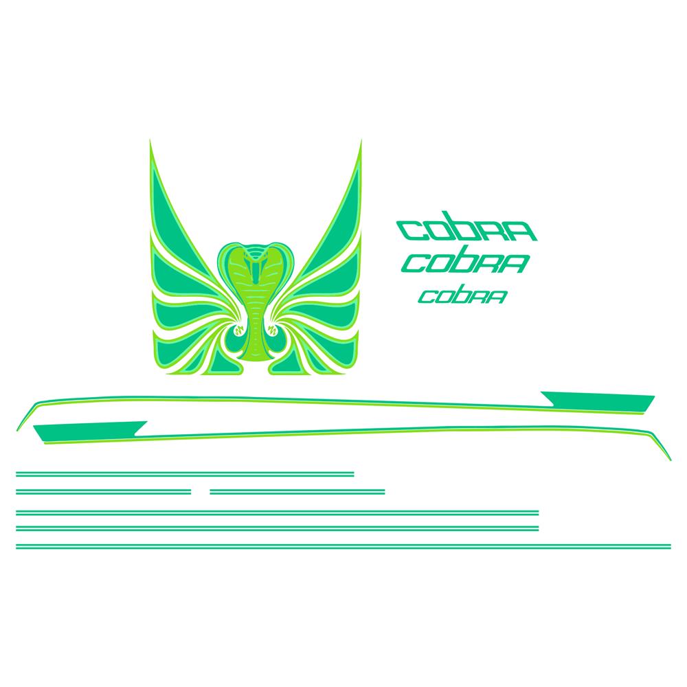 Mustang Cobra Decal Kit - Green | (80-81) - LMR.com