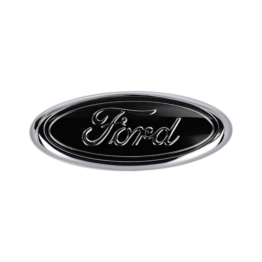 Mustang Ford Oval Trunk Emblem - Black (83-93) E8ZZ-6142528-BK