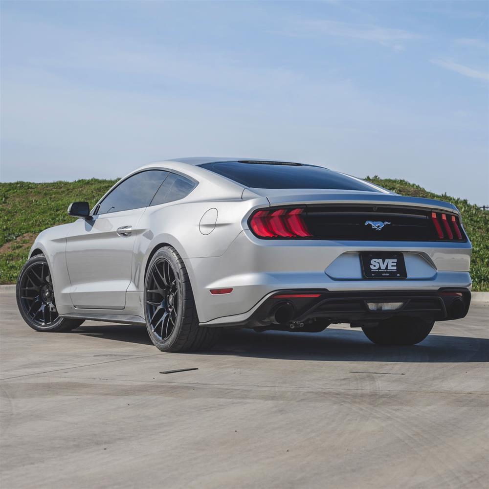 SVE Mustang R357 Wheel & Firestone Tire Kit - 19x10 - Black (15-23)