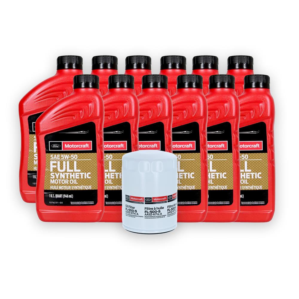 R Motorcraft F-150 Raptor Oil Change Kit - 5w50 (23-26) 5.2