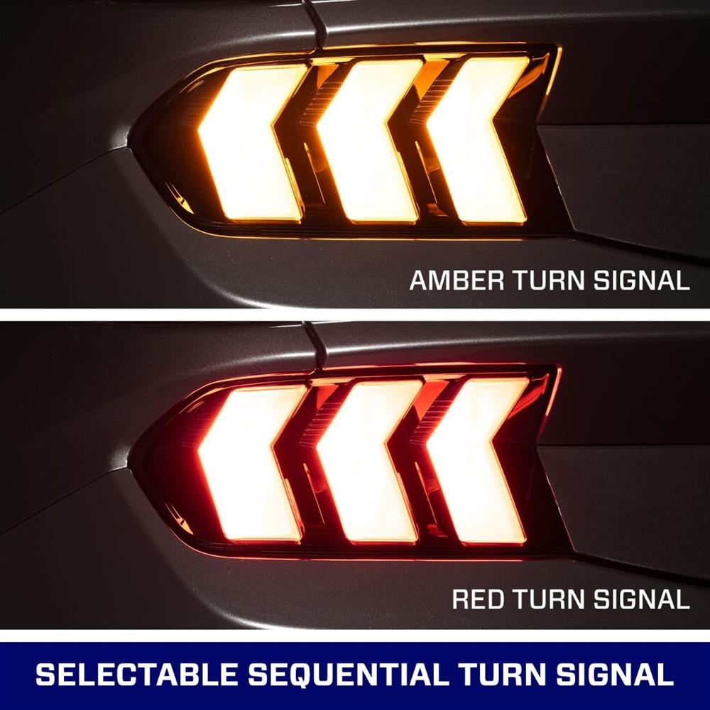 Form Lighting Mustang Sequential LED Tail Lights - Clear (24-26) FL0087