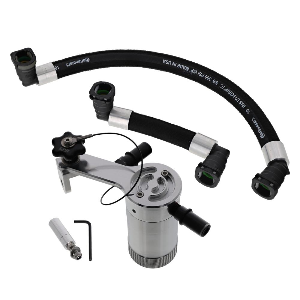 UPR Mustang Plug N Play Oil Catch Can - Passenger Side - Satin (24-26 ...