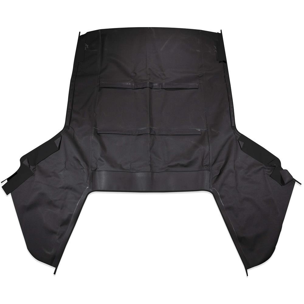 Kee Mustang Convertible Top Kit - Stayfast Cloth - Black (83-90)