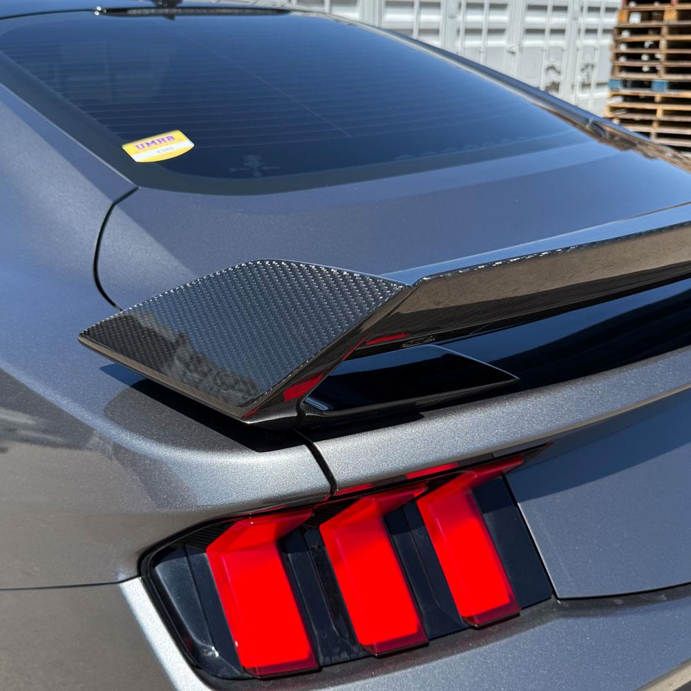 APR Mustang Carbon Fiber Dark Horse Spoiler w/ Gurney Flap (24-26) AS ...