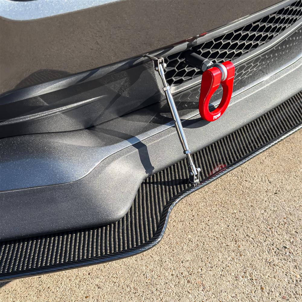 APR Mustang Carbon Fiber Front Splitter w/ Support Rods - Performance ...