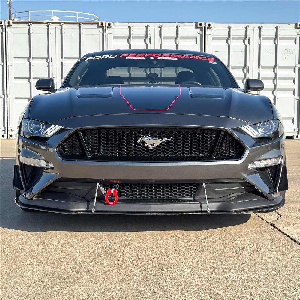 APR Mustang Carbon Fiber Front Splitter w/ Support Rods - Performance ...