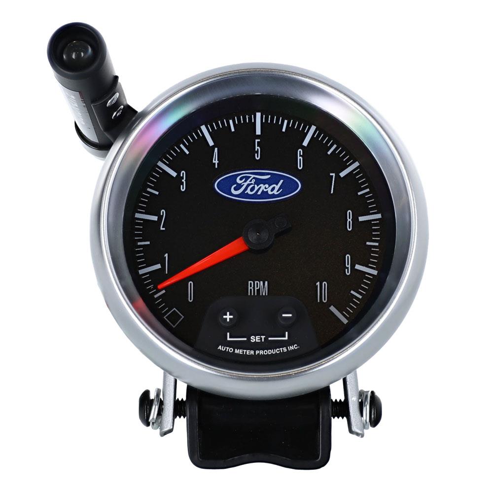 AutoMeter 3-3/4" Pedestal Tachometer w/ Ford Logo 880825