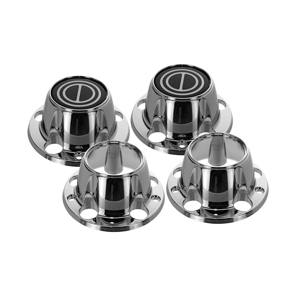 Bronco Plastic Wheel Center Cap Kit - Black (92-96)