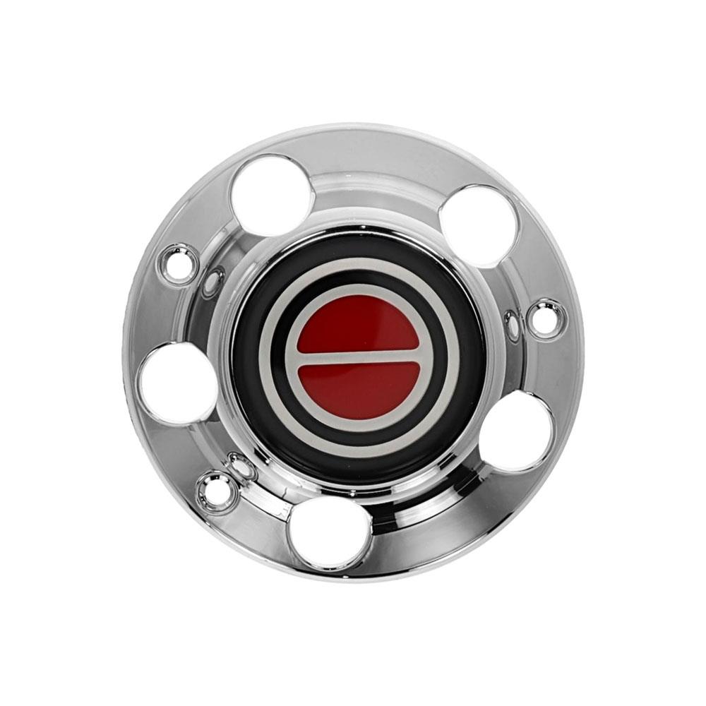 Bronco Plastic Wheel Center Cap Kit - Red (92-96) - LMR