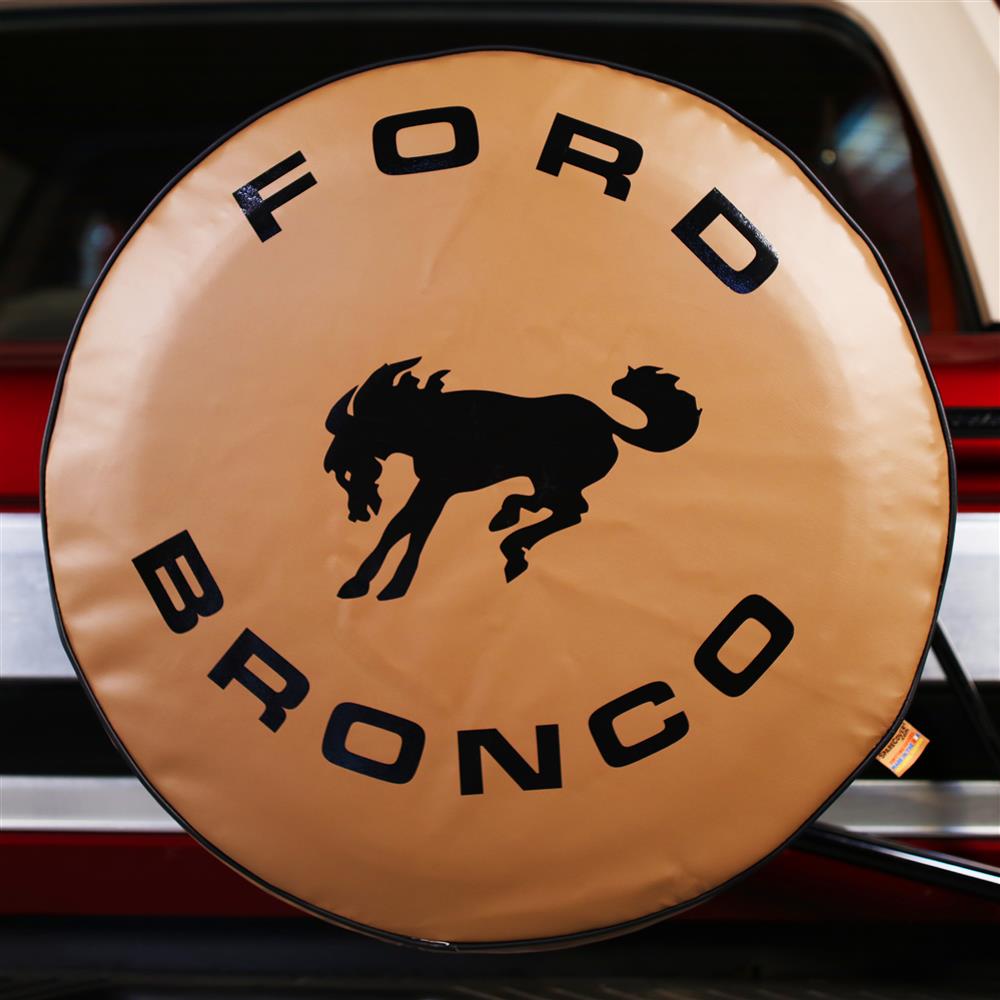 SpareCover Bronco Spare Tire Cover - 31" - Tan (92-96)