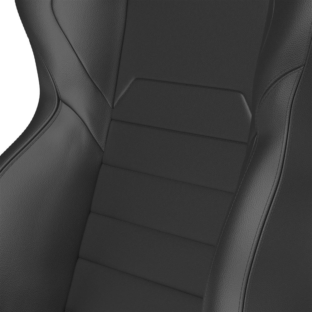Corbeau LG1 Leather Seat Pair - Black | L25501PR - LMR