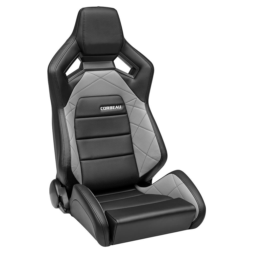 Corbeau Sportline RRX Reclining Seat - Black W/ Gray Insert 55090
