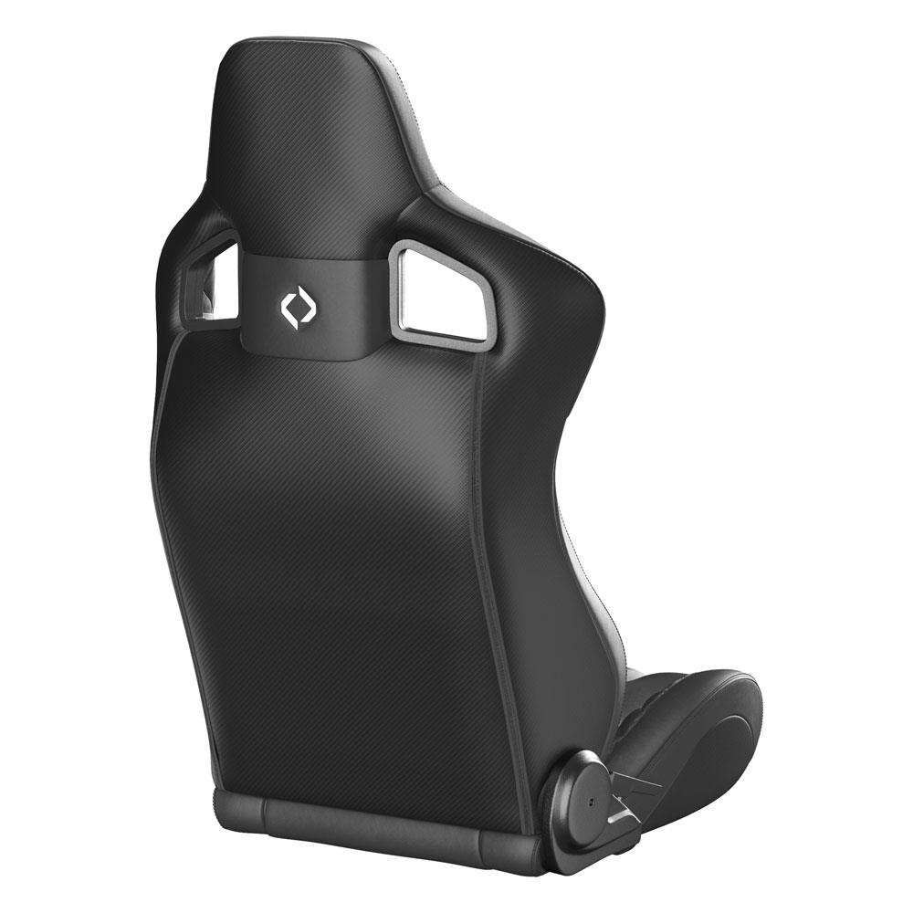 Corbeau Sportline RRS Racing Seat Pair - Black Vinyl Diamond/Black ...