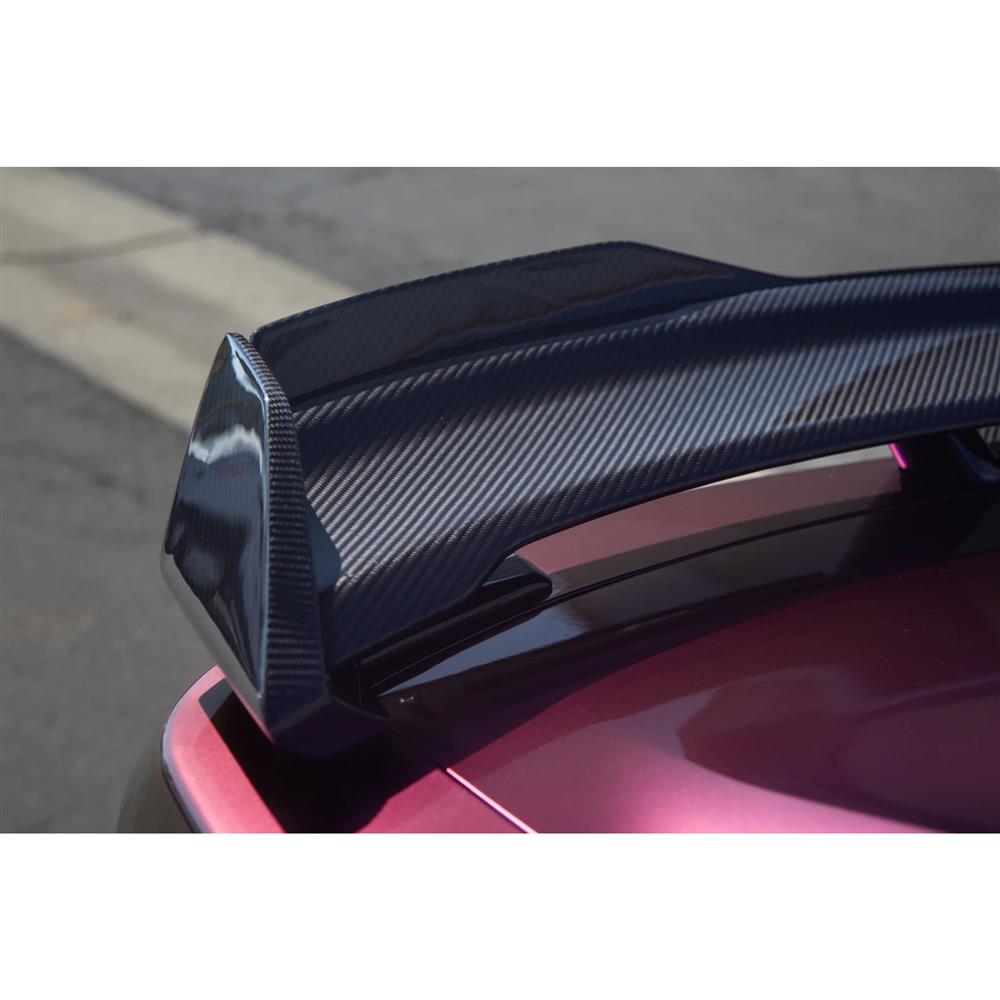 APR Mustang Carbon Fiber Dark Horse Spoiler w/ Gurney Flap (24-26) AS ...