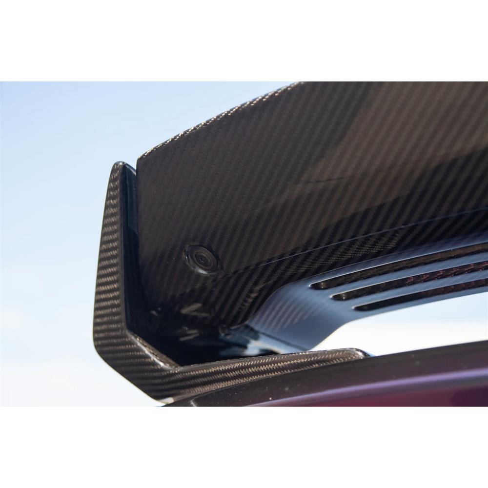 APR Mustang Carbon Fiber Dark Horse Spoiler w/ Gurney Flap (24-26) AS ...