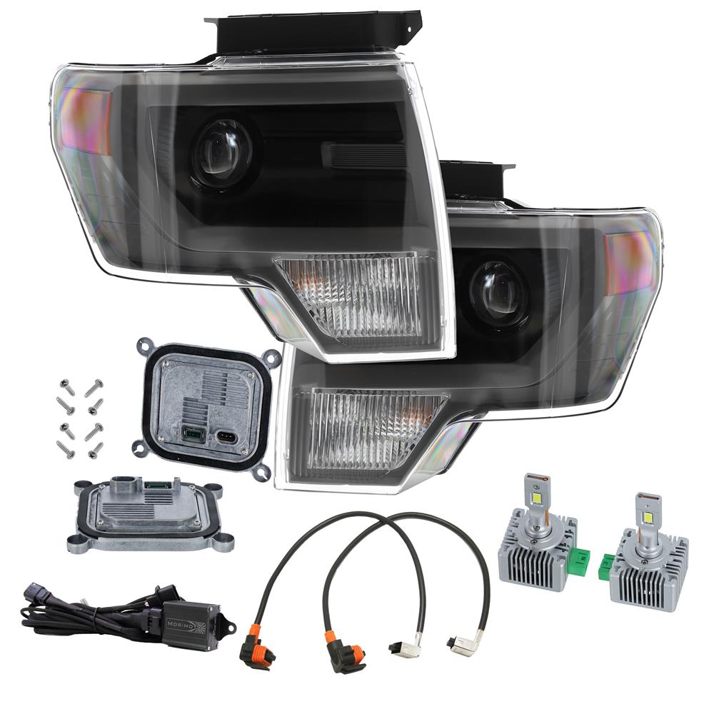 F-150 Raptor HID Headlight Conversion Kit with LED Bulbs (10-14)