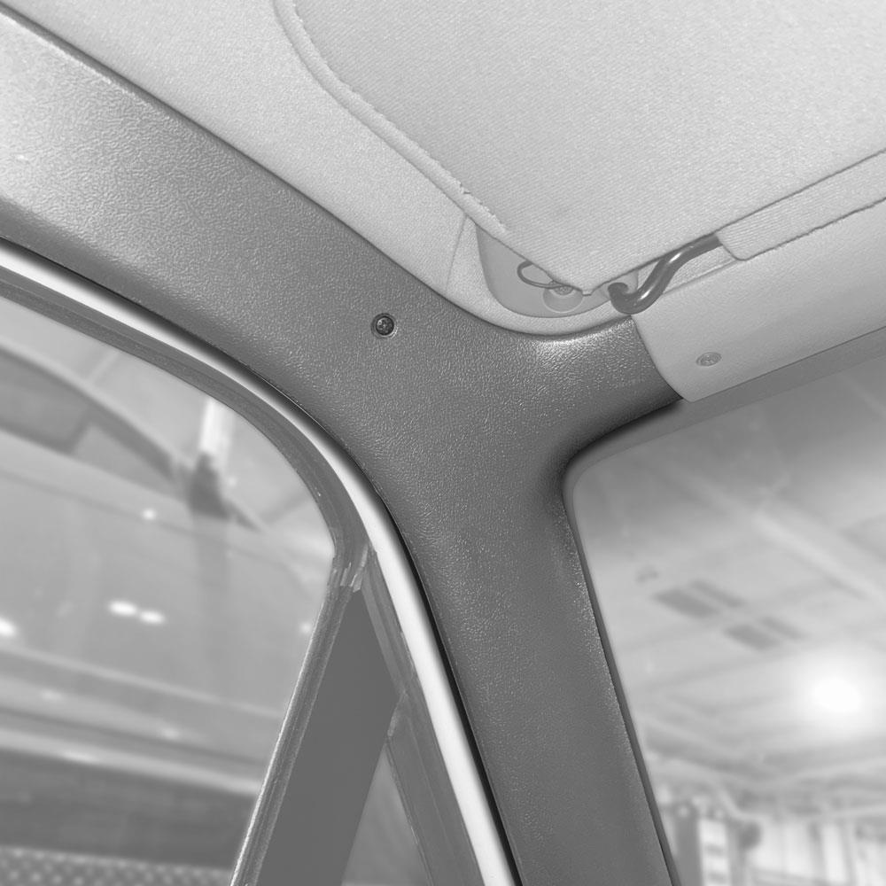 F-150 SVT Lightning A-pillar Trim Panels - Gray (93-95)