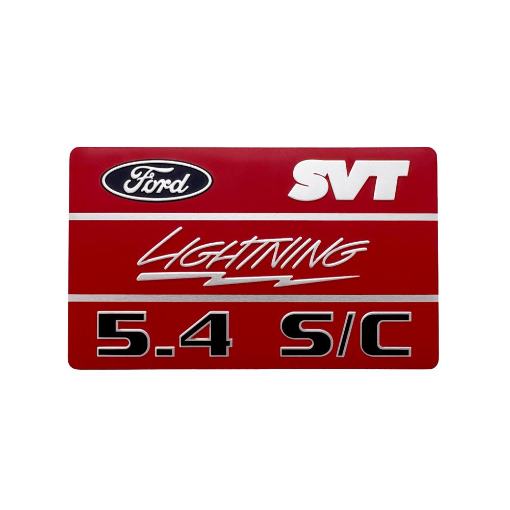 F-150 SVT Lightning Embossed Air Box Emblem (01-04)