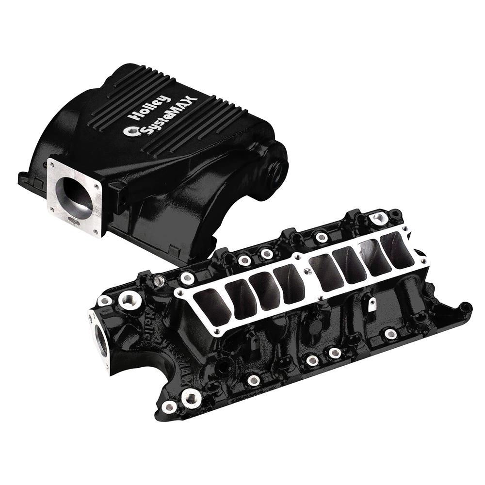 Mustang Holley SysteMAX Intake Manifold Kit Black | (86-93)