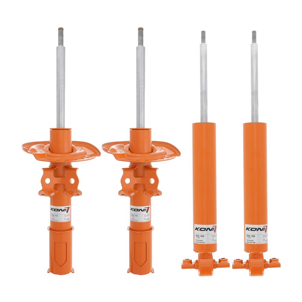 Koni Mustang Orange Shock & Strut Kit With SVE Lowering Springs (15-25)