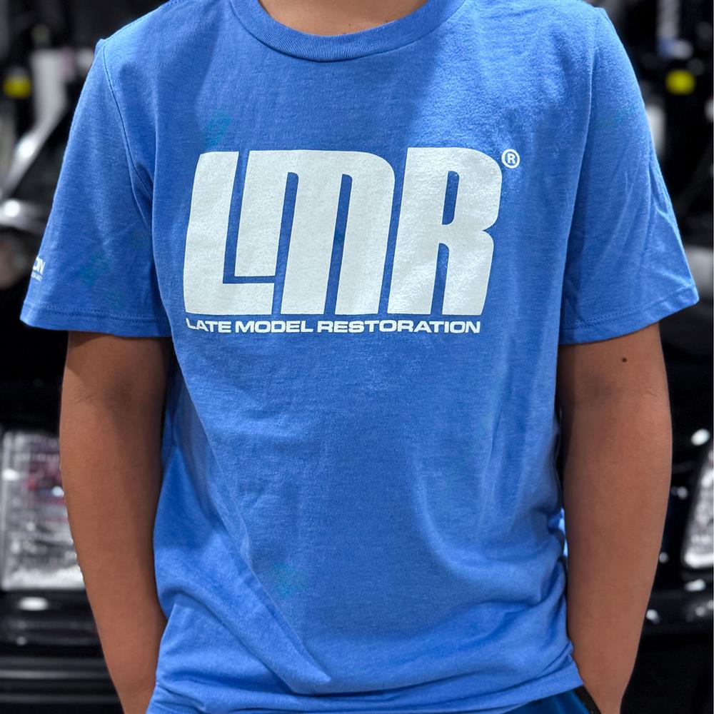 LMR Youth Logo T-Shirt - YL - Heathered Blue - LMR.com