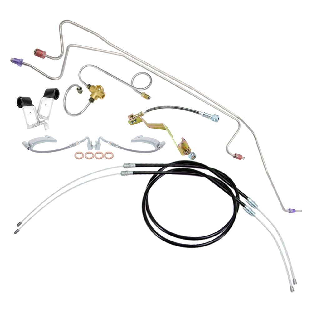 Mustang 4-Lug Rear Disc Brake Conversion Kit | (87-93) Fox Body