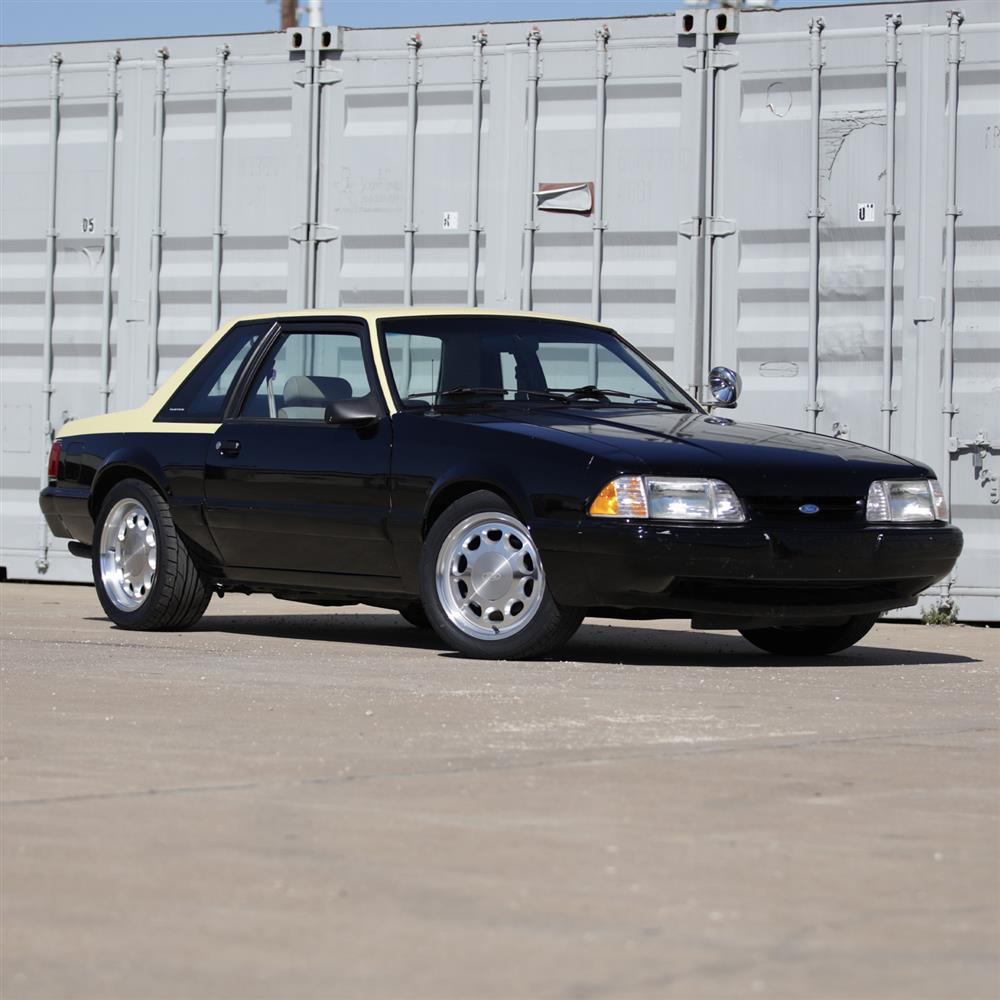 Mustang 5 Lug 10-Hole Wheel & Nitto Kit - 17x8/9 - Machined (79-93)