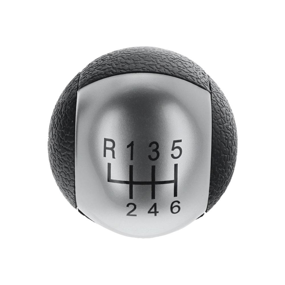 Mustang 6-Speed Shift Knob - Silver (11-14) - LMR.com