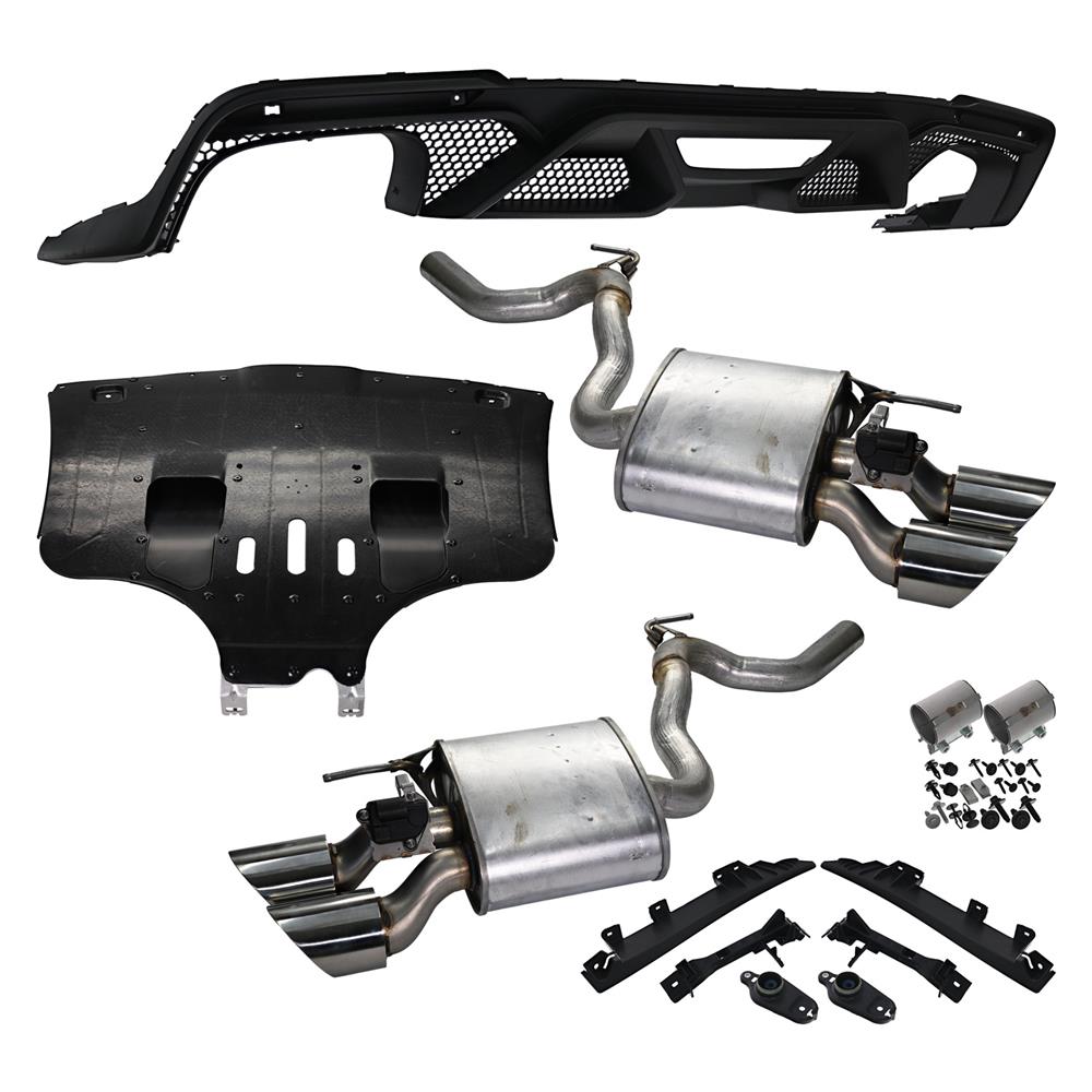 Ford Performance Mustang Mach 1 Active Exhaust Upgrade Kit (18-23) 5.0 ...