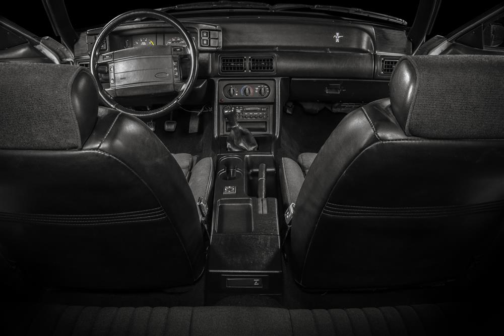 Mustang Center Console Kit - Black (87-93) - LMR.com