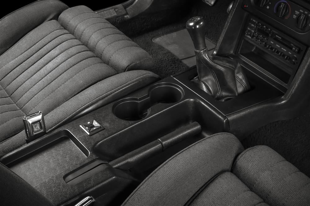 Mustang Center Console Kit - Black (87-93) - LMR.com