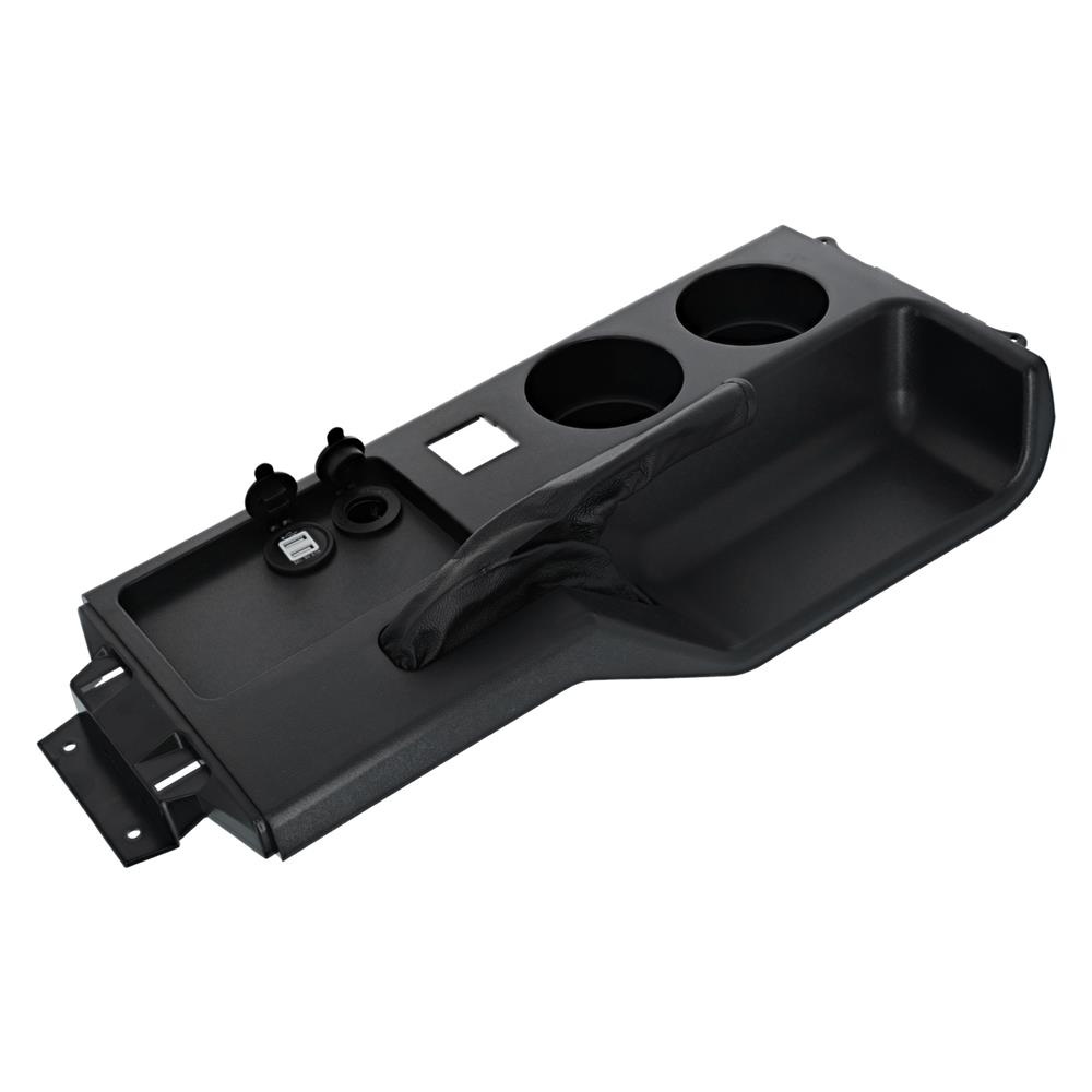 Mustang Center Console Kit with Charging Ports - Black (87-93)