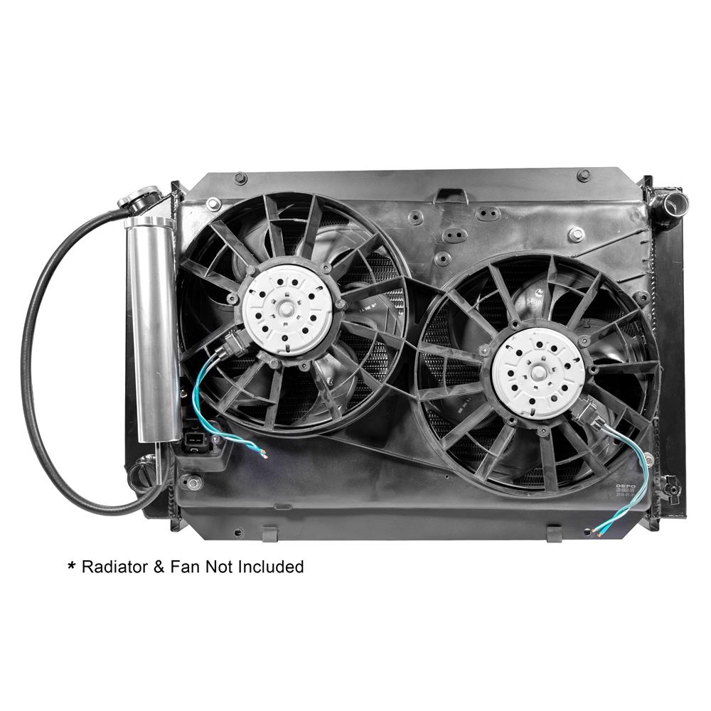 Fox Body Contour Fan Bracket Kit - Stainless | 79-93