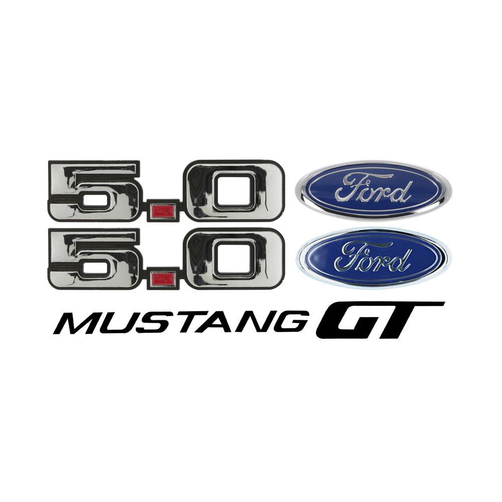 Mustang Emblem & Decal Kit (85-86) GT - LMR.com