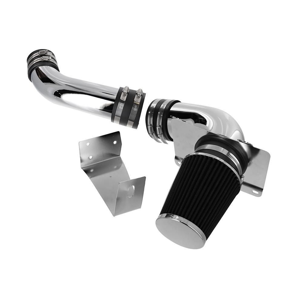 Mustang Fenderwell Cold Air Intake Kit - Chrome (86-88) 5.0