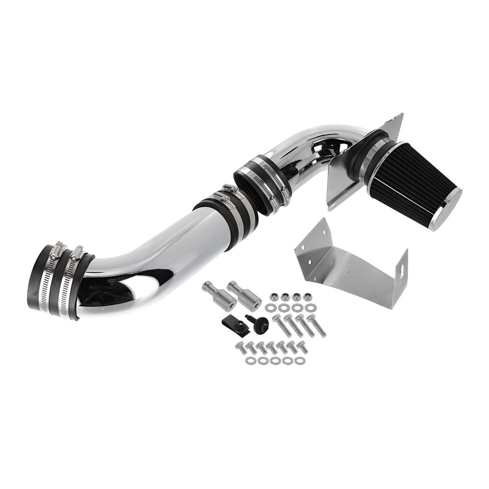 Mustang Fenderwell Cold Air Intake Kit - Chrome (89-93) 5.0
