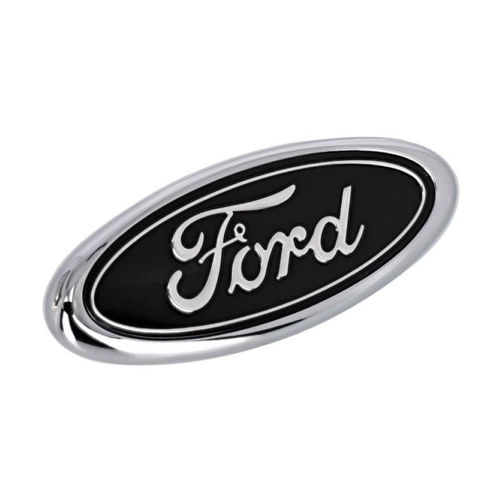 Mustang Ford Oval Trunk Emblem - Black (94-04) F4ZZ-6342528-BK