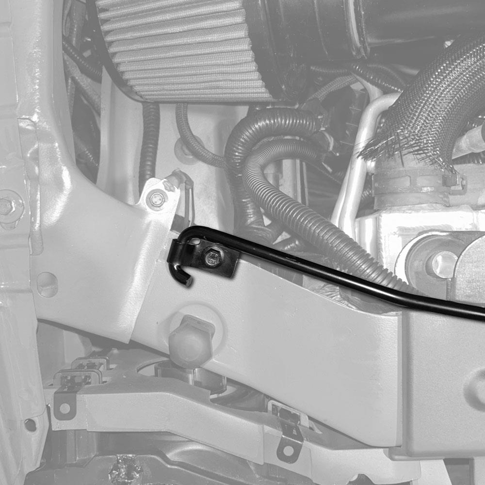 Mustang Hood Prop Rod (96-04) - LMR.com