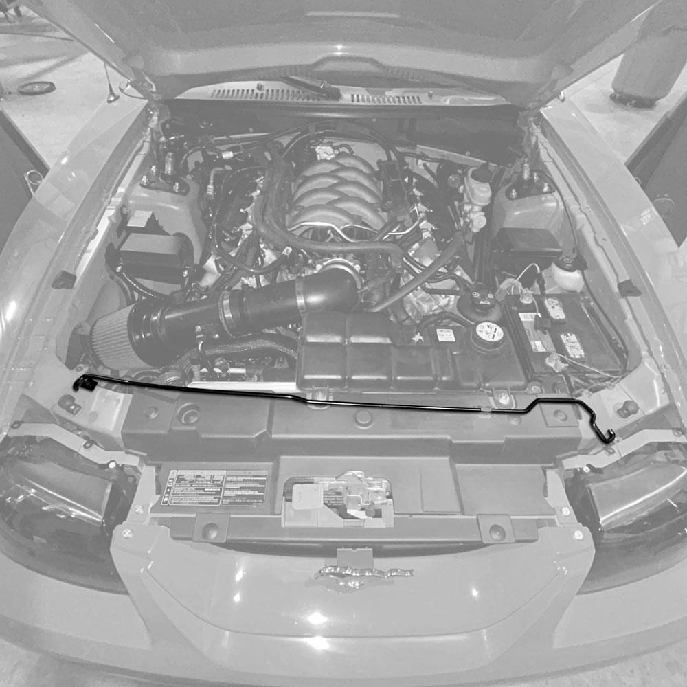 Mustang Hood Prop Rod (96-04) - LMR.com