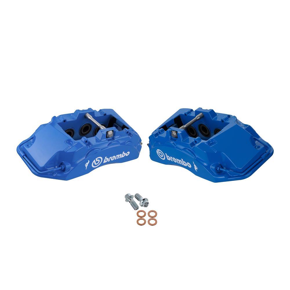 Mustang Performance Pack Front Brake Kit - 15.4" - Grabber Blue (24-26)