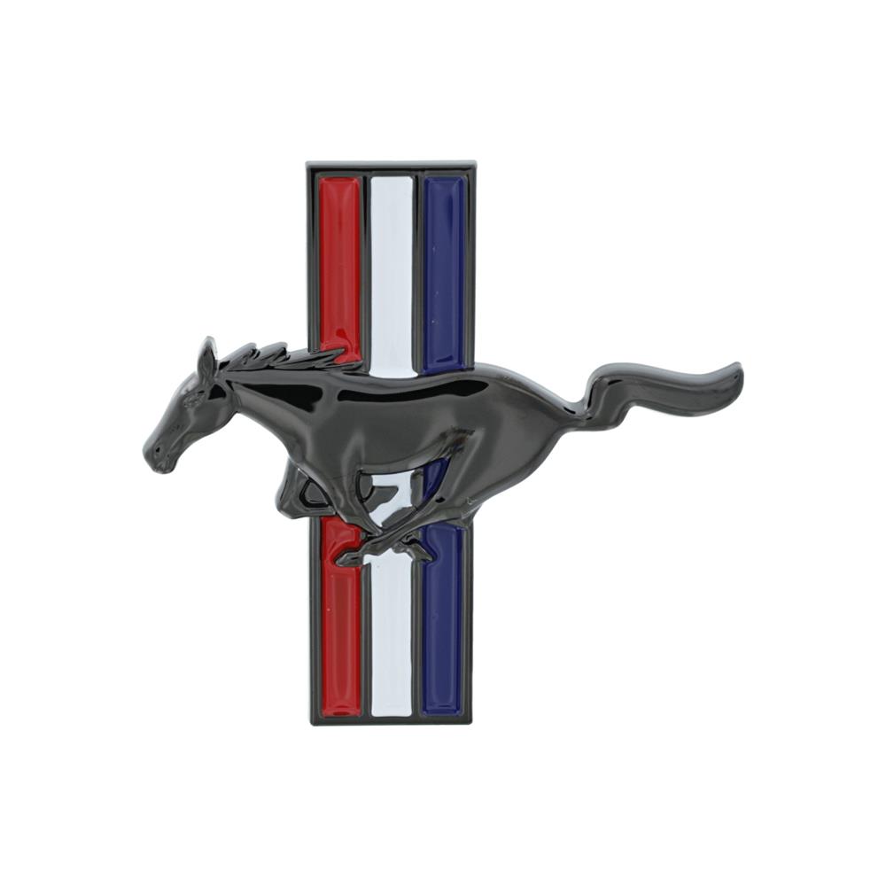 Mustang Pony Fender Emblems - Black Chrome (94-04) F5ZZ-16228-BC