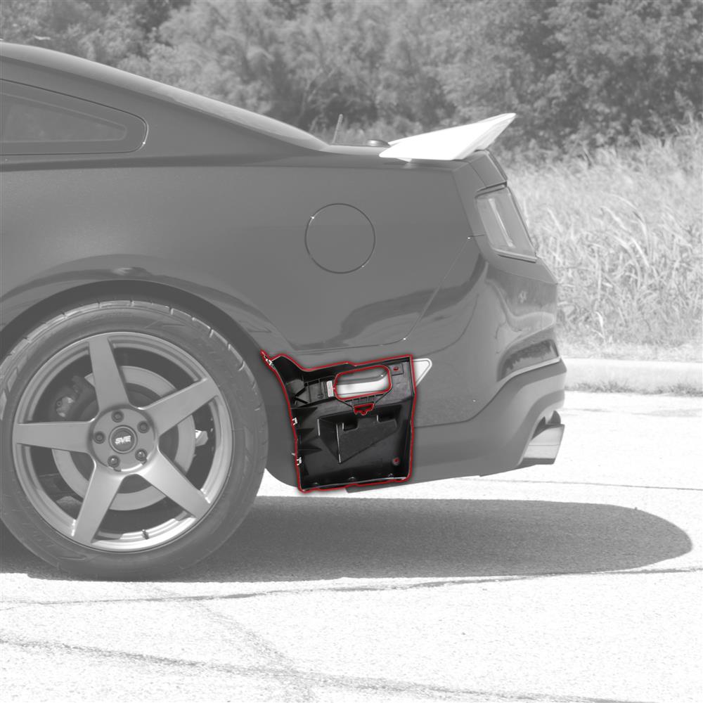 Mustang Rear Bumper Bracket - LH (10-14) CR3Z-17D943-A