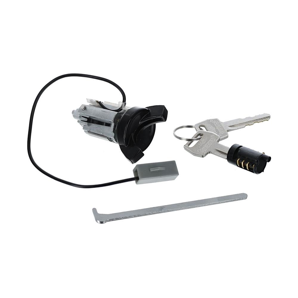 Mustang Single Key Lock Conversion Kit - Black Bezel (79-93)