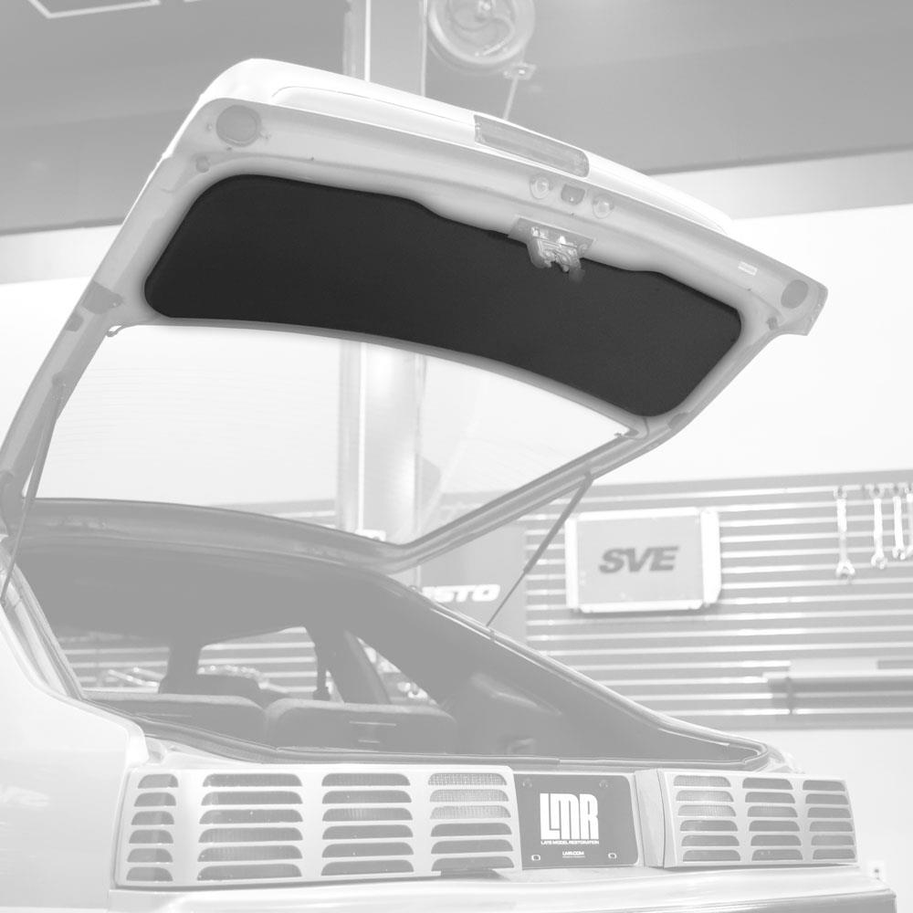 Mustang Upper Hatch Trim Panel - Black (87-93) - LMR