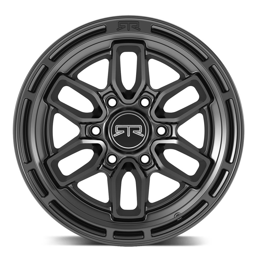 Raptor RTR Bronco Evo 6 Wheel Kit 17x9 - Liquid Charcoal (22-25)