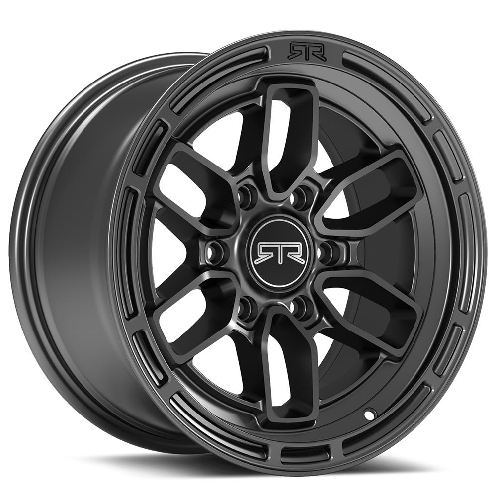 Raptor RTR Bronco Evo 6 Wheel Kit 17x9 - Liquid Charcoal (22-25)