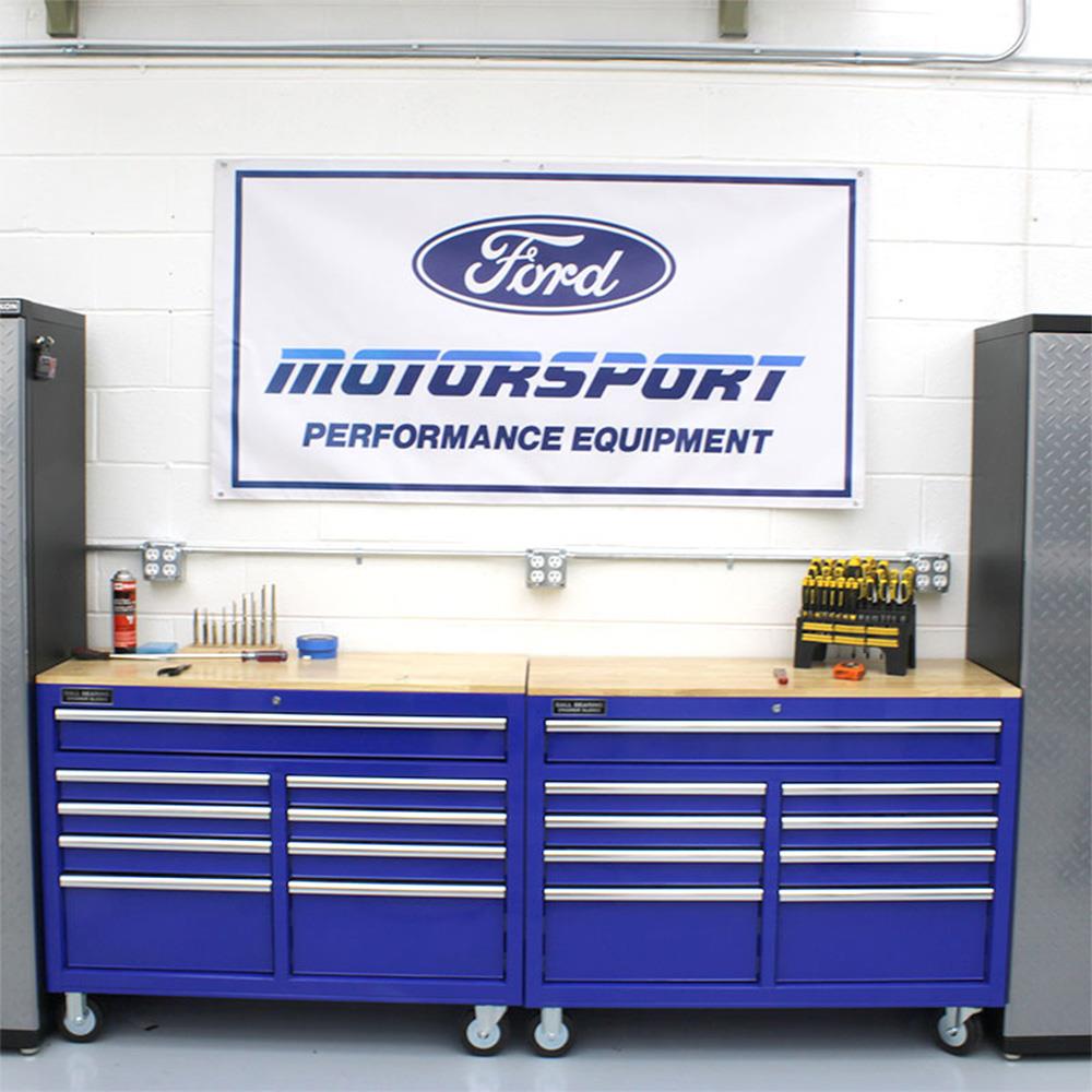 Ford Motorsport Banner - Two Tone F2TZ-18027 - LMR
